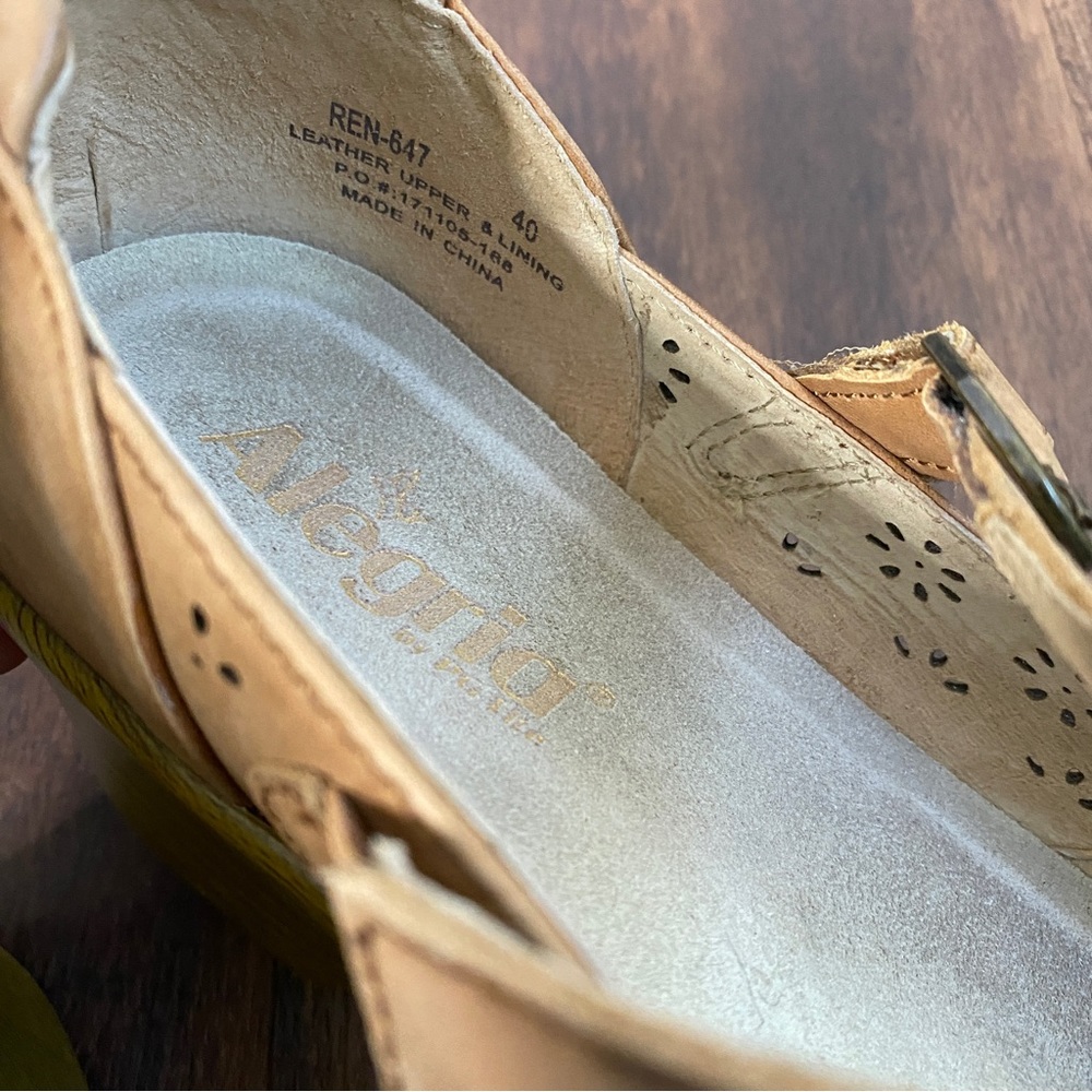 Alegria Rene Clog Mary Jane Mules Platform Laser Cut … - Gem